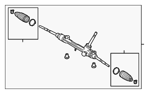 2018-2022 Toyota C-HR Steering Gear 45510-F4011 | Toyota Parts Center