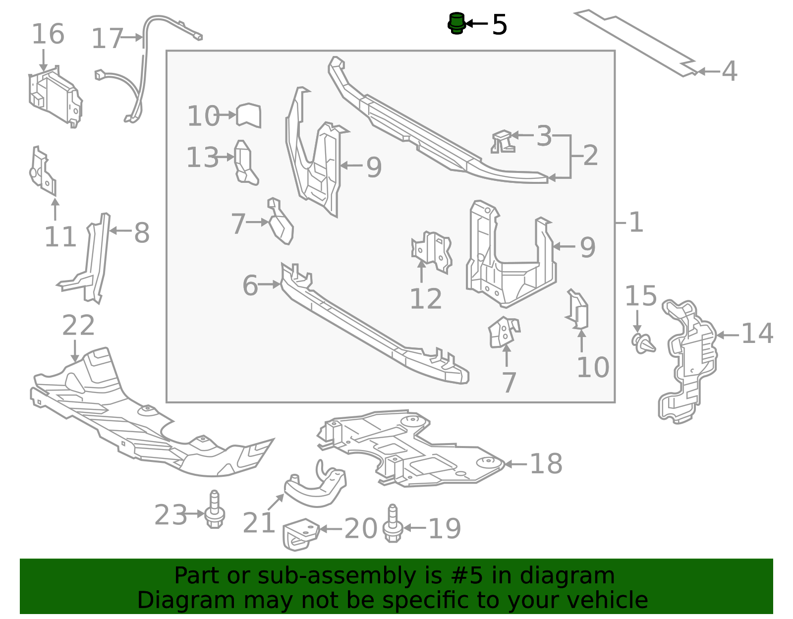 90541-15019 - Hood Stop Buffer 1993-2025 Toyota | Toyota of Colorado ...