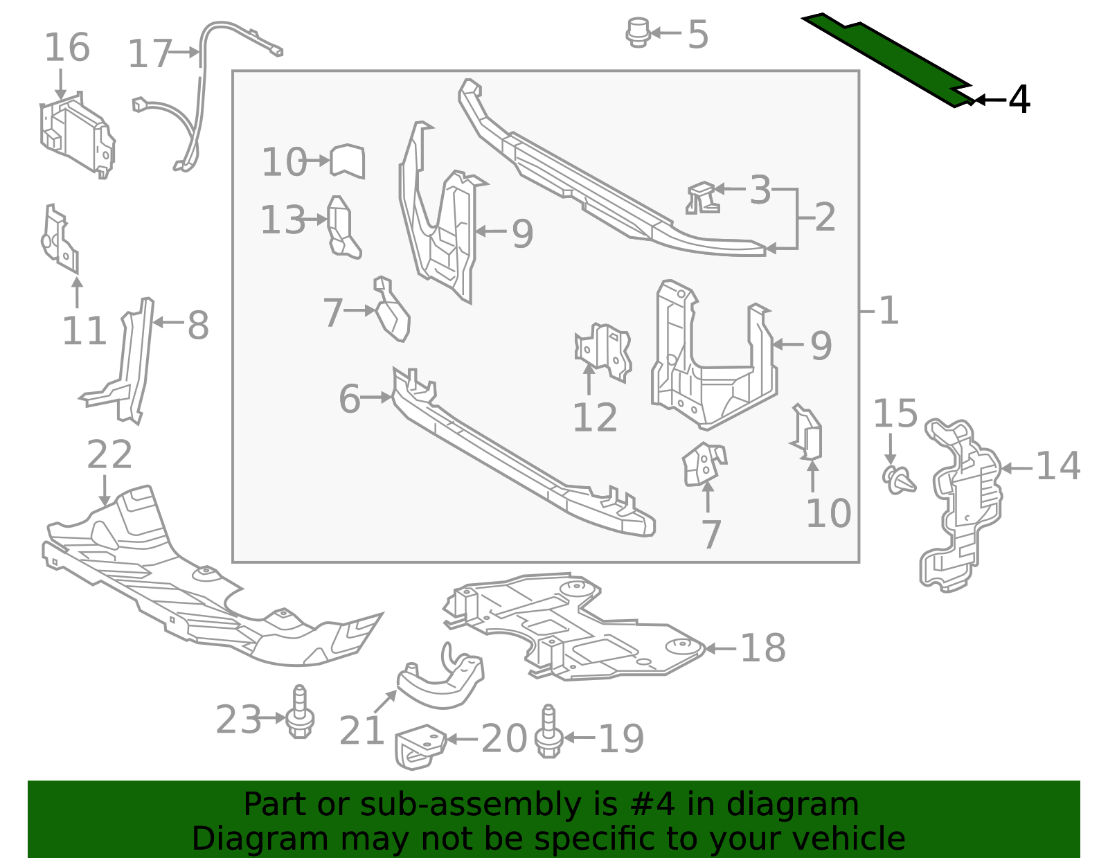 53292-04030 - High-Quality Hood Seal for 2016-2023 Toyota Tacoma ...