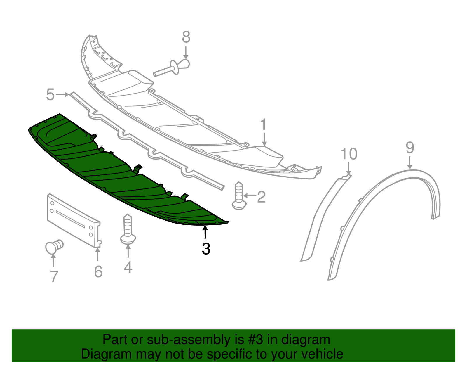 2015-2018 Porsche Cayenne Stainless-Steel Skid Plate 958-505-833-01-6M7 ...