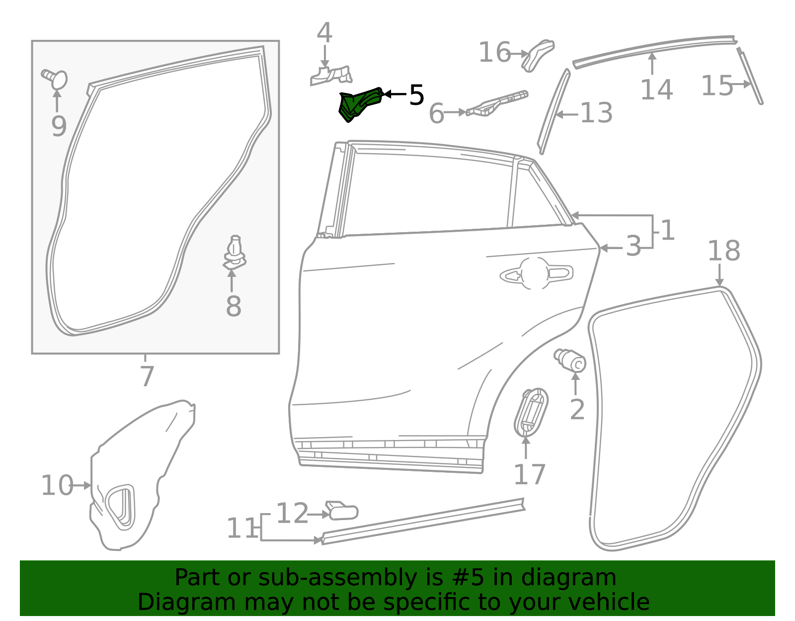 68197-48030 - Front Seal 2021-2024 Toyota Venza | Longo Toyota Parts