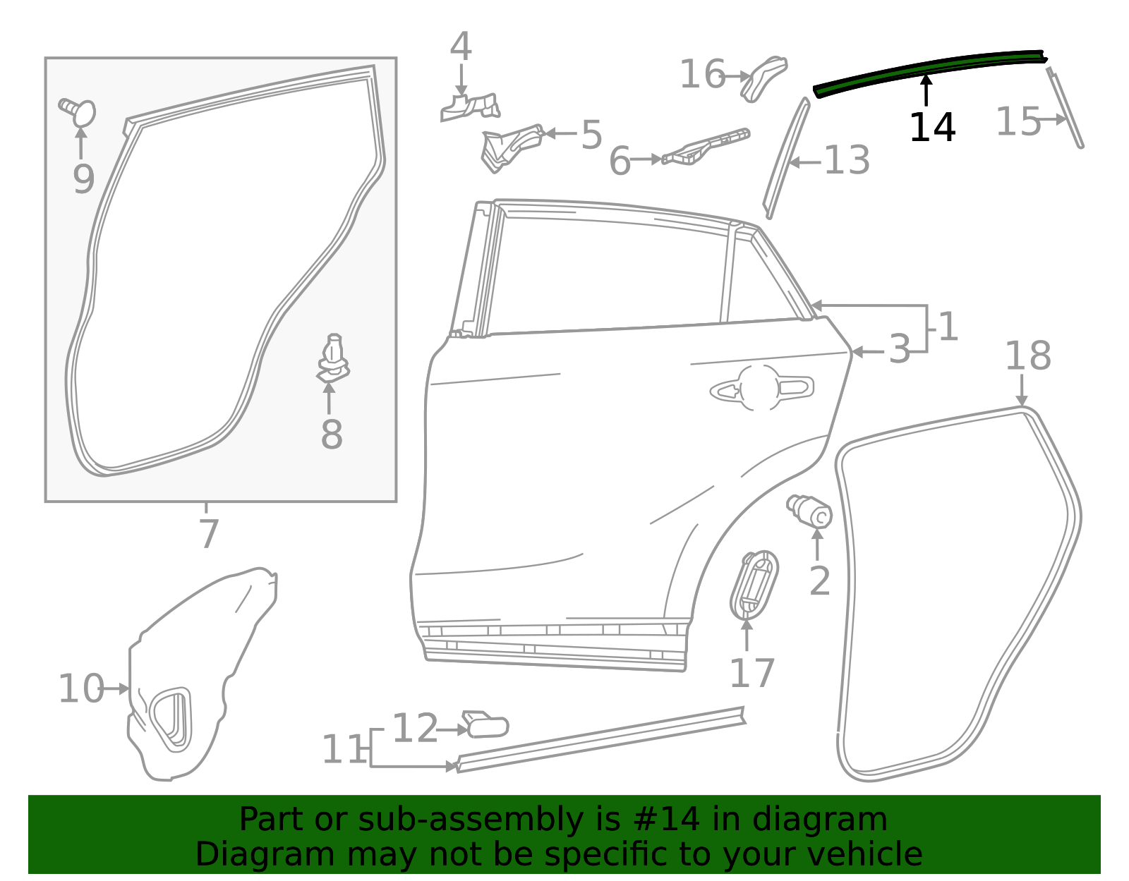 75987-48100 - 2021-2024 Toyota Venza - Black Out Tape | Toyota Parts ...