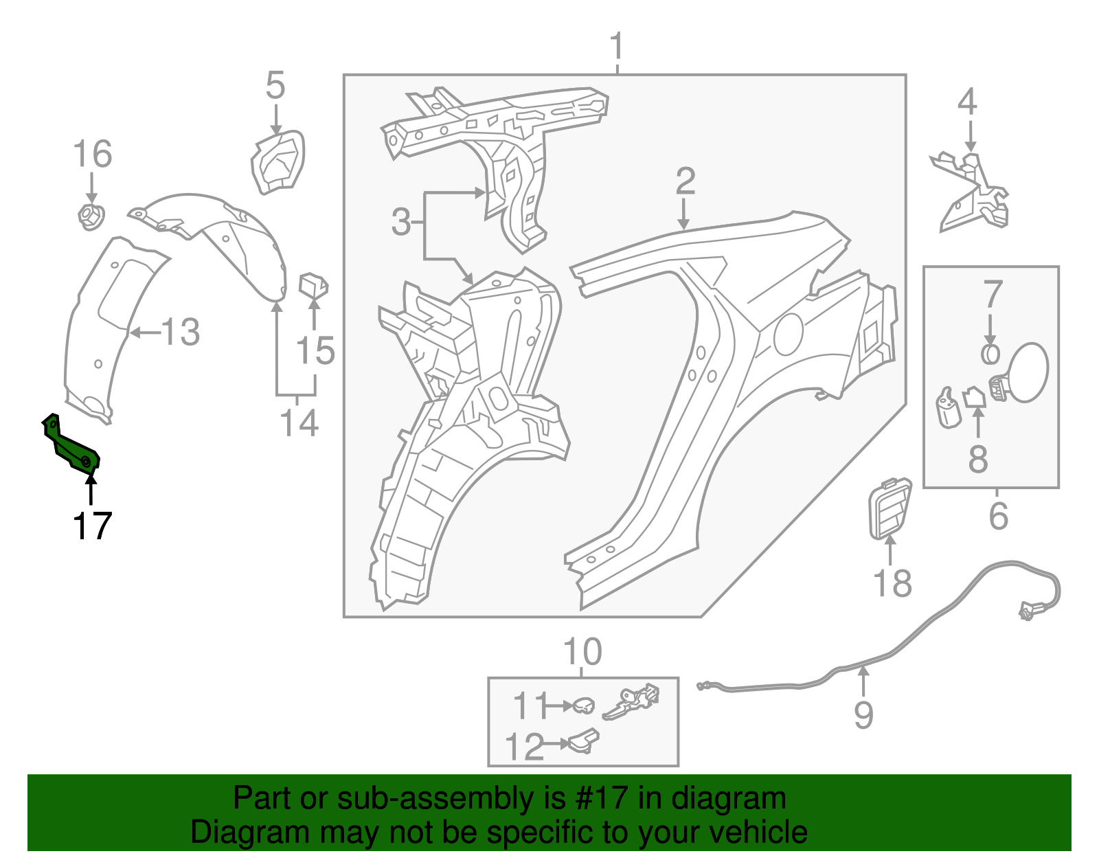 Hyundai - 86862-3X200 - Deflector - 2014-2016 Hyundai | OEM Hyundai ...
