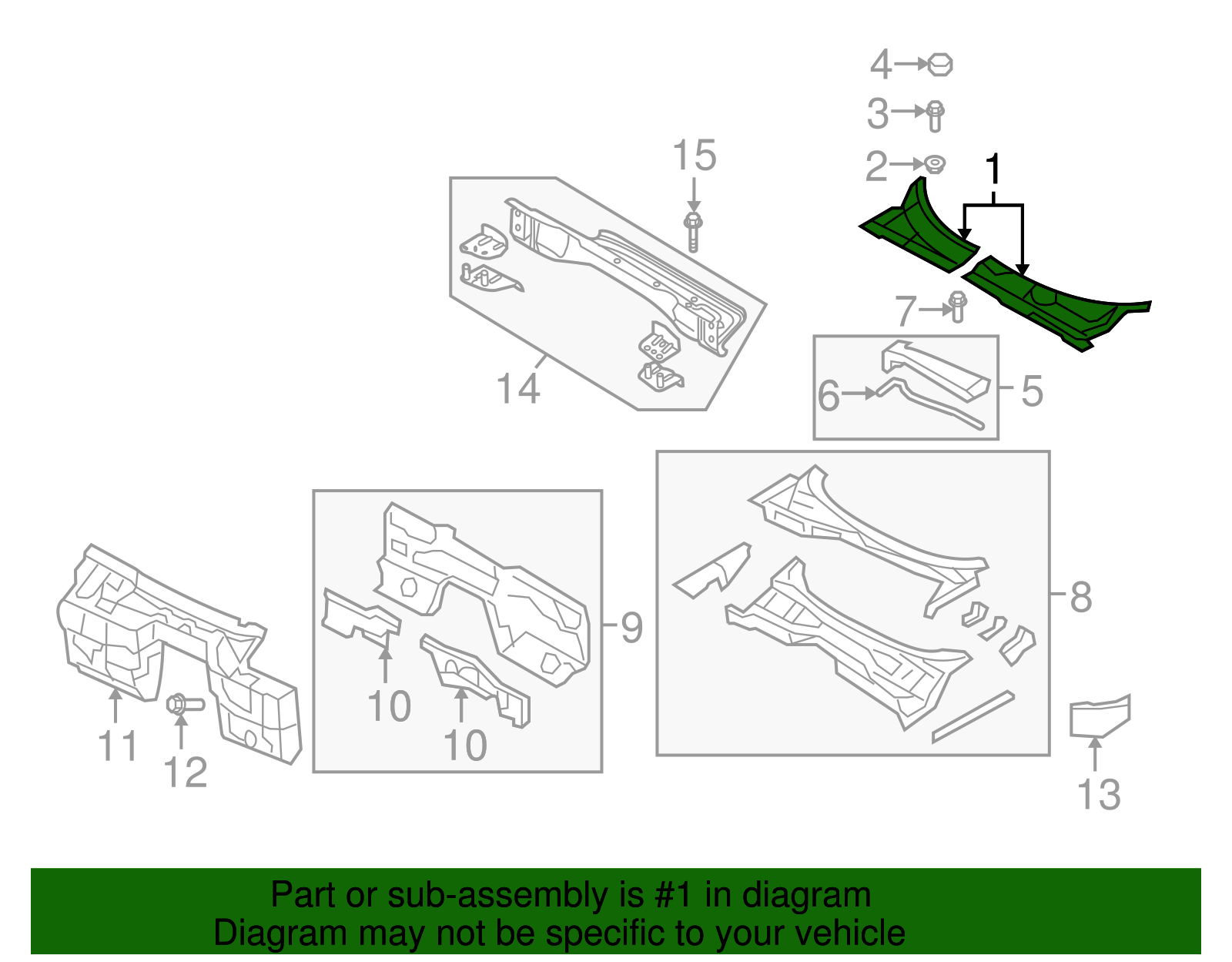 2006-2015 Mazda MX-5 Miata Cowl Grille NE51-50-7R0C | Mazda Parts Deals