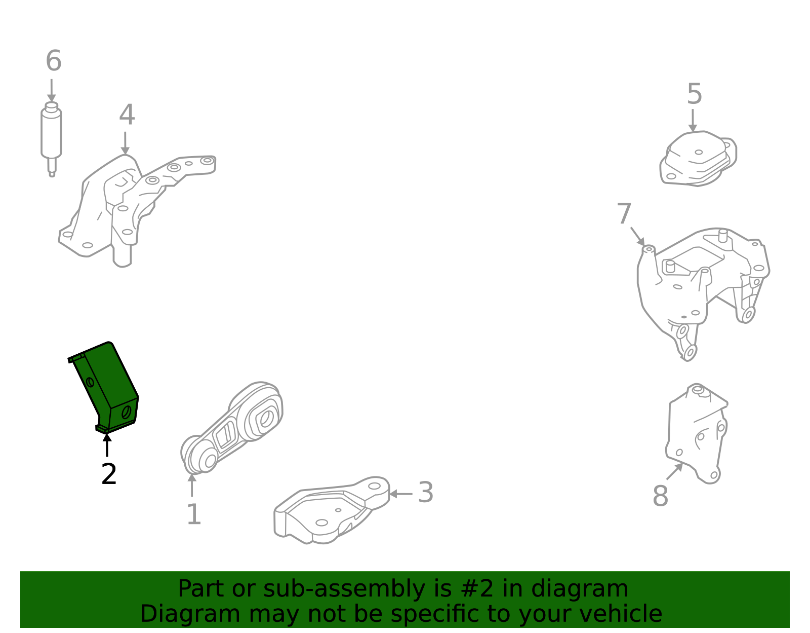 2020-2024 Nissan Sentra Front Mount 11337-6LB0A | Bill Kay Nissan Parts