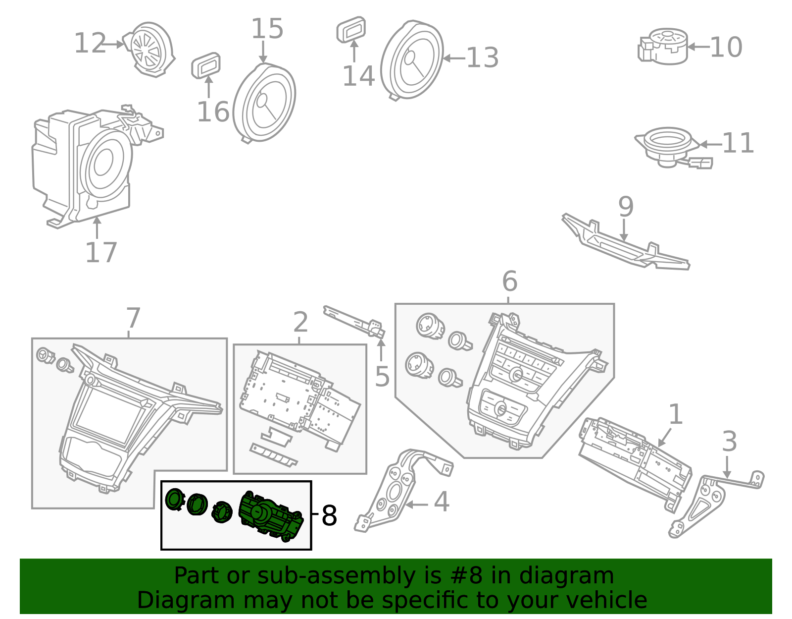 Honda Combination Switch - OEM Turn Signal/Wiper Control - Part #39050 ...