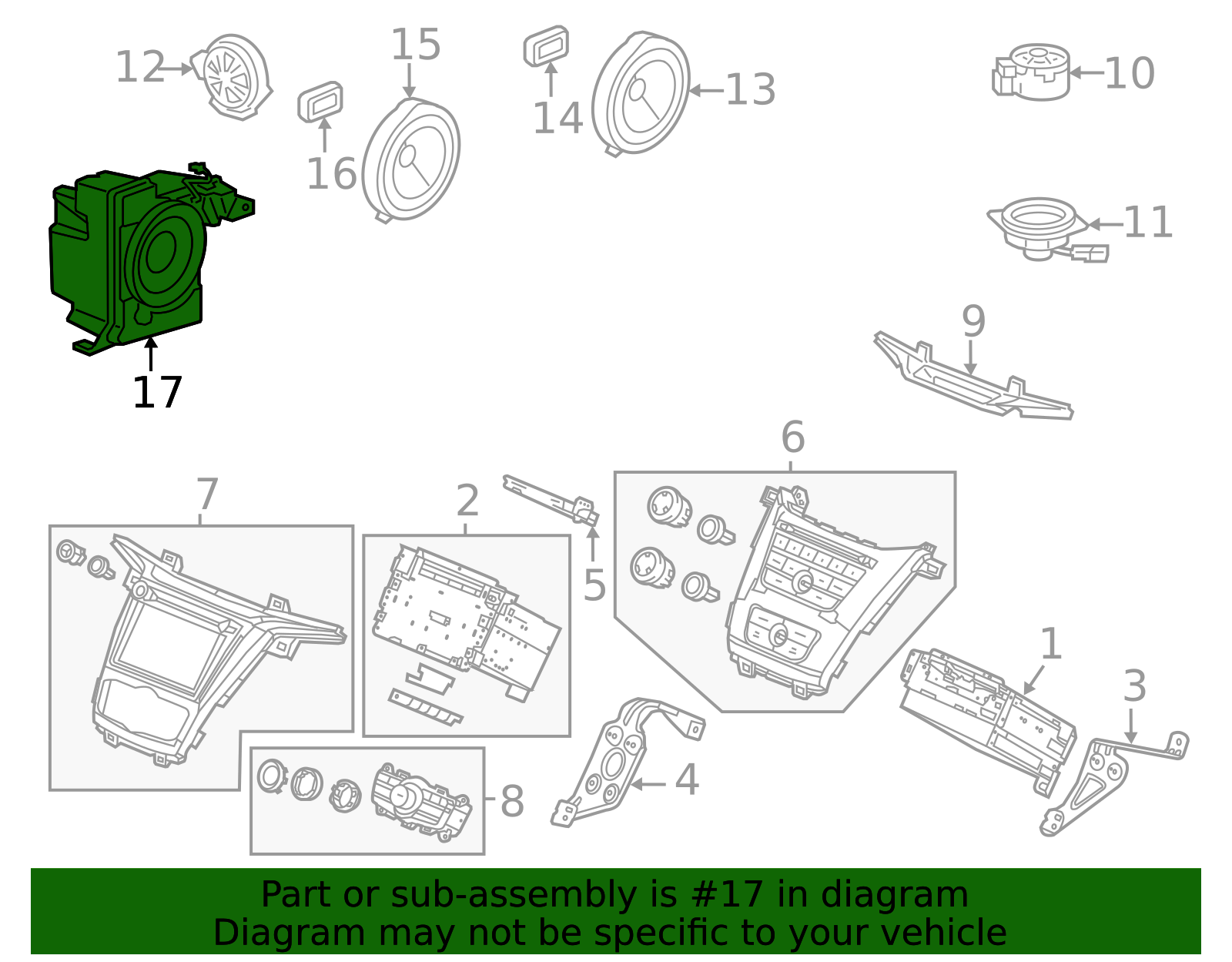 OEM Speaker 39140-TK8-A01 - Restore Crisp Sound Quality | AutoNation Parts
