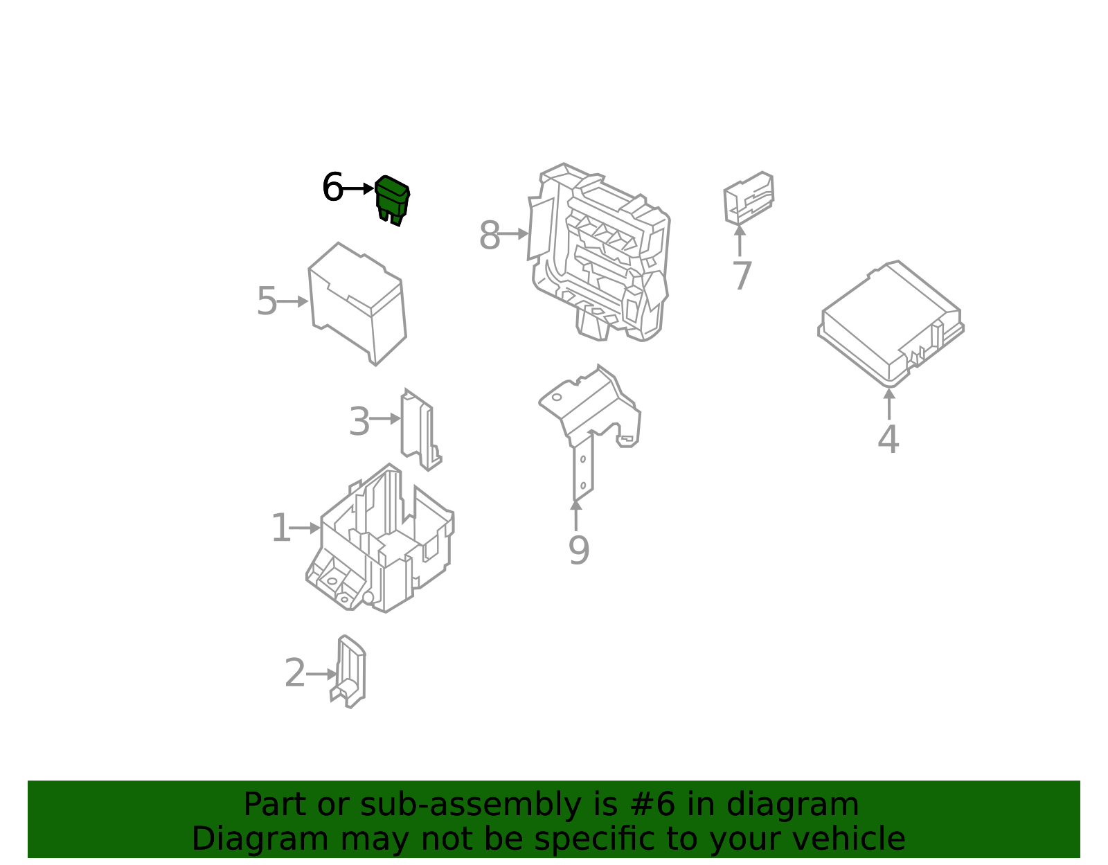 24319-C9910 - Fuse 1998-2025 Nissan | Official Nissan Parts Store