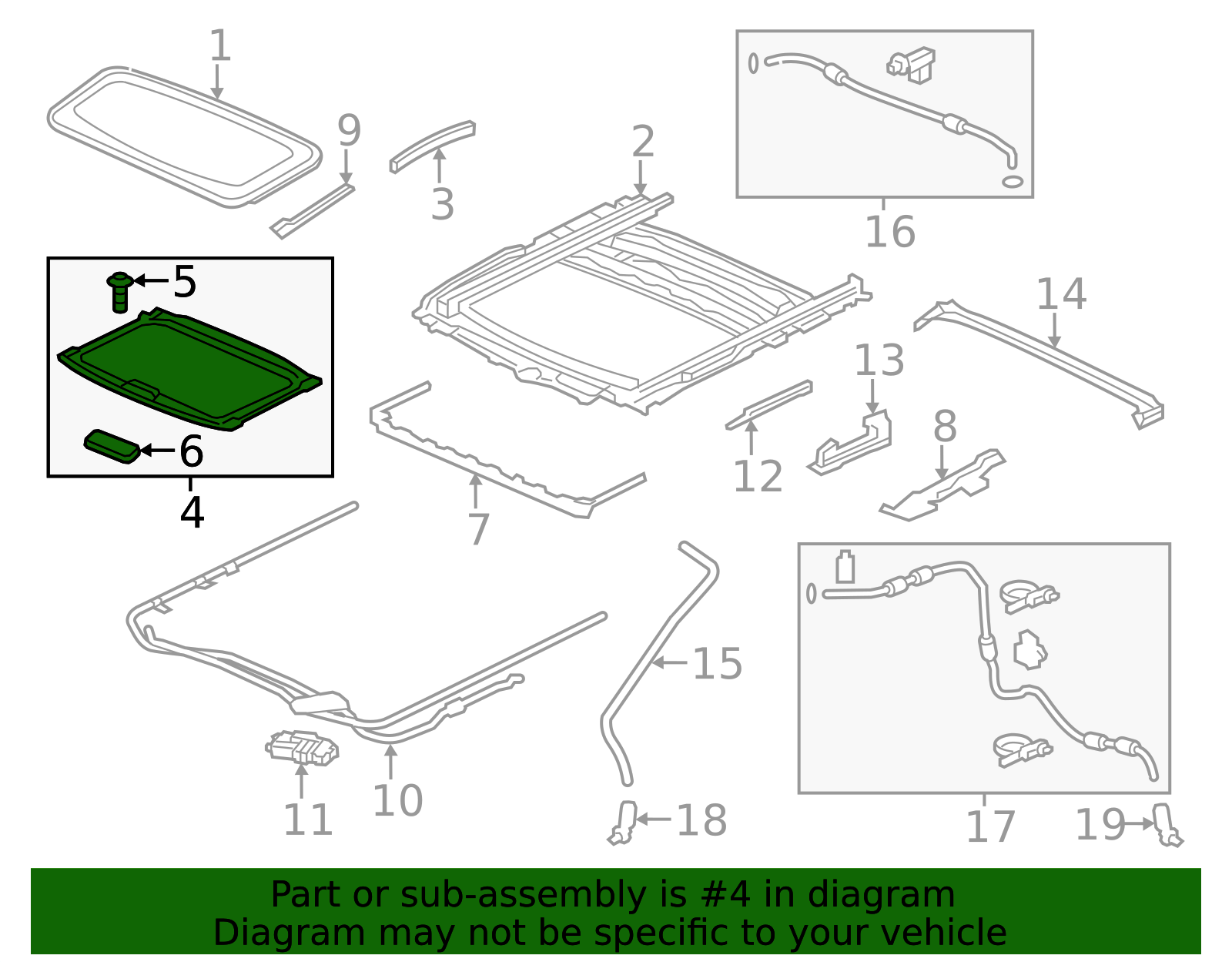 70600-TK8-A01ZA - Sunshade 2011-2017 Honda Odyssey | Honda Parts Online