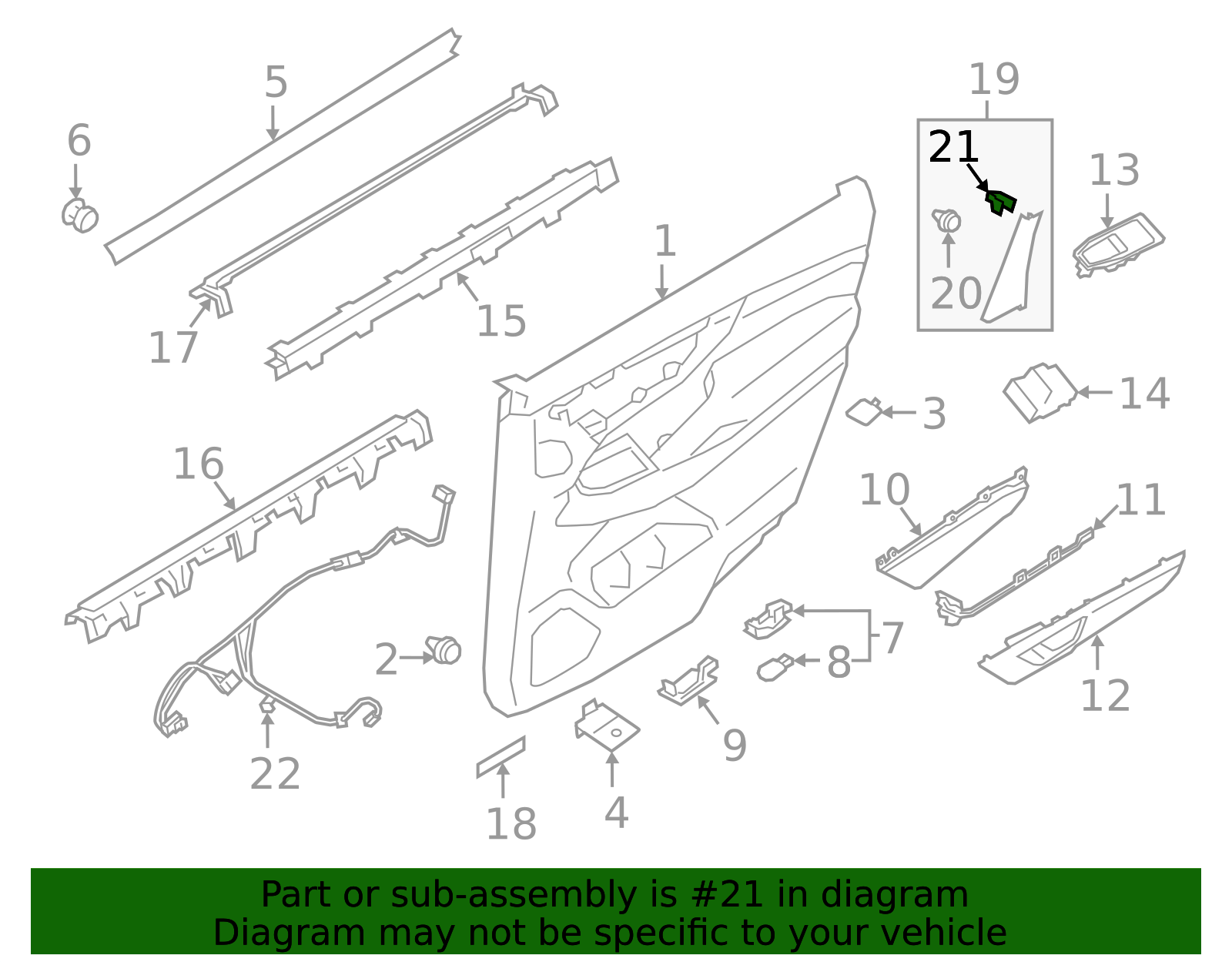 Overhead Console Clip 909140024 | Subaru Parts Store
