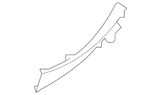 2016-2018 Nissan Upper Molding 66894-EZ00A | Bill Kay Nissan Parts