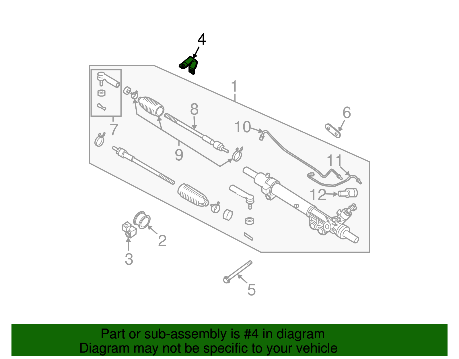 2005-2021 Nissan Gear Assembly Rear Bracket 48350-EA000 | OEM Parts Online