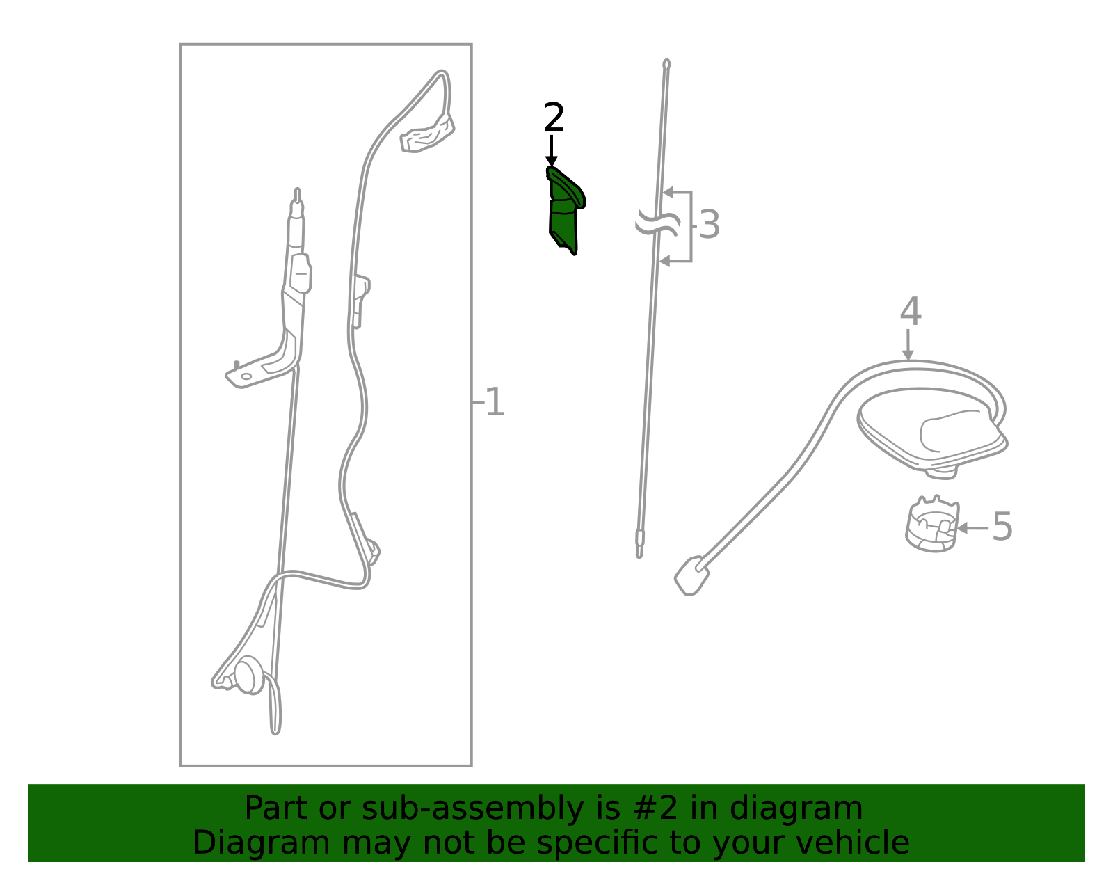 2014-2019 Toyota Tundra 2014-2019 Toyota Tundra - Antenna Bezel 86392 ...