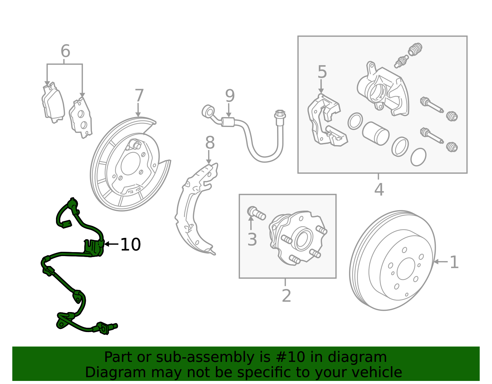 2013-2018 Toyota RAV4 2013-2018 Toyota RAV4 - ABS Sensor Wire 89516 ...