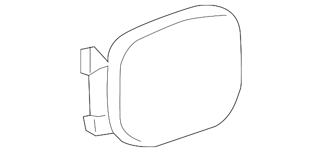 77350-60070 - Fuel Door - 2003-2009 Lexus GX470 | My L Parts