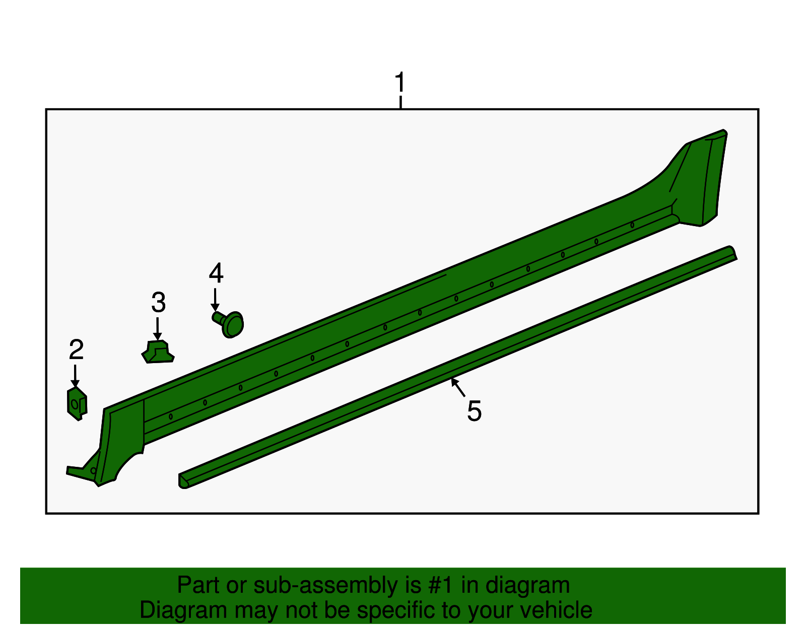 2018-2024 Chevrolet Equinox Molding 85642232 | Chevy OEM Parts