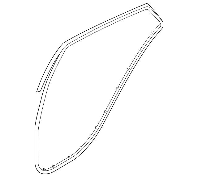 2018-2023 Kia Rio 2018-2023 Kia Rio - Door Weather-Strip 83130-H8000 ...