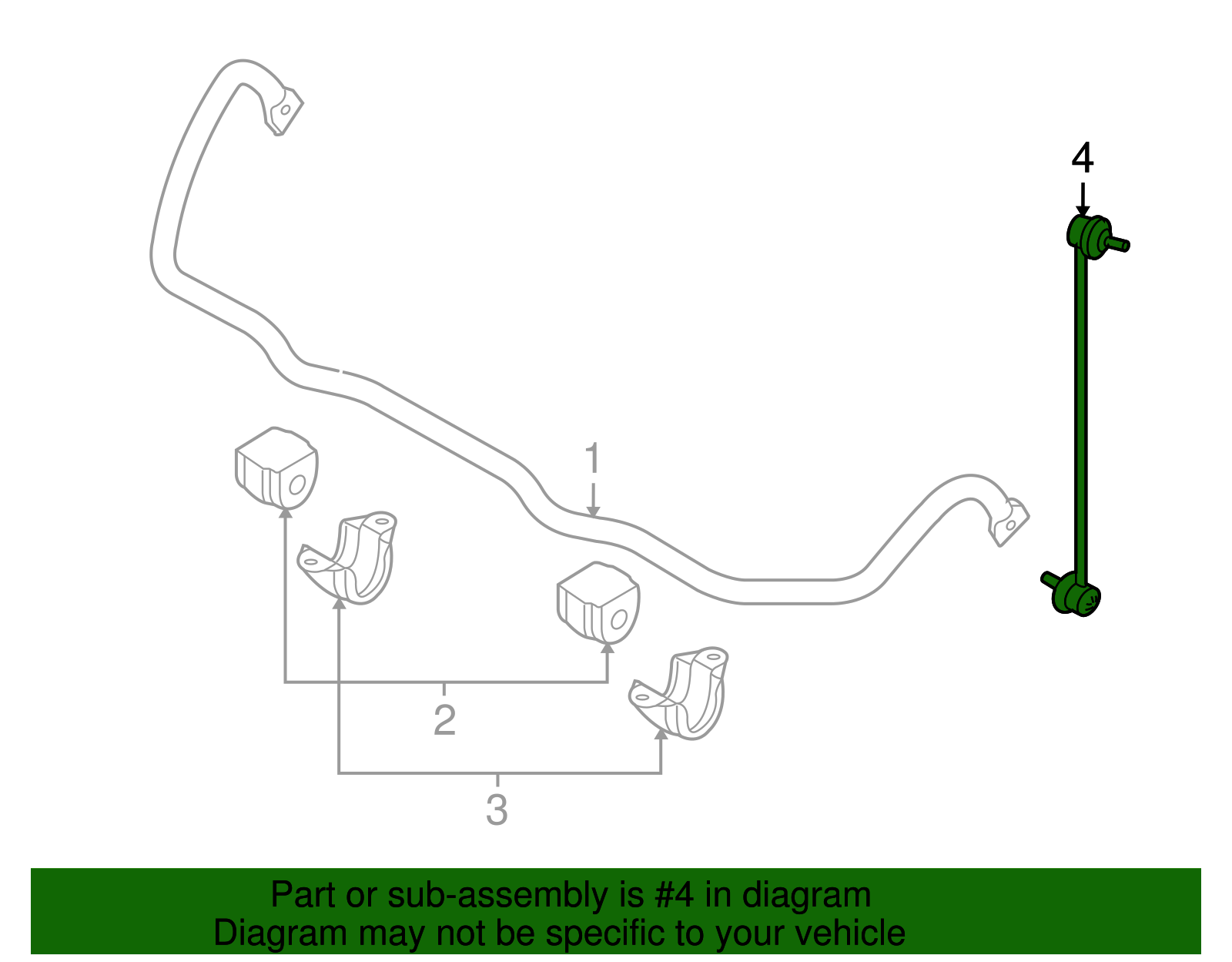 2006-2010 BMW Stabilizer Link 31-30-6-781-550 | BMW OEM Parts
