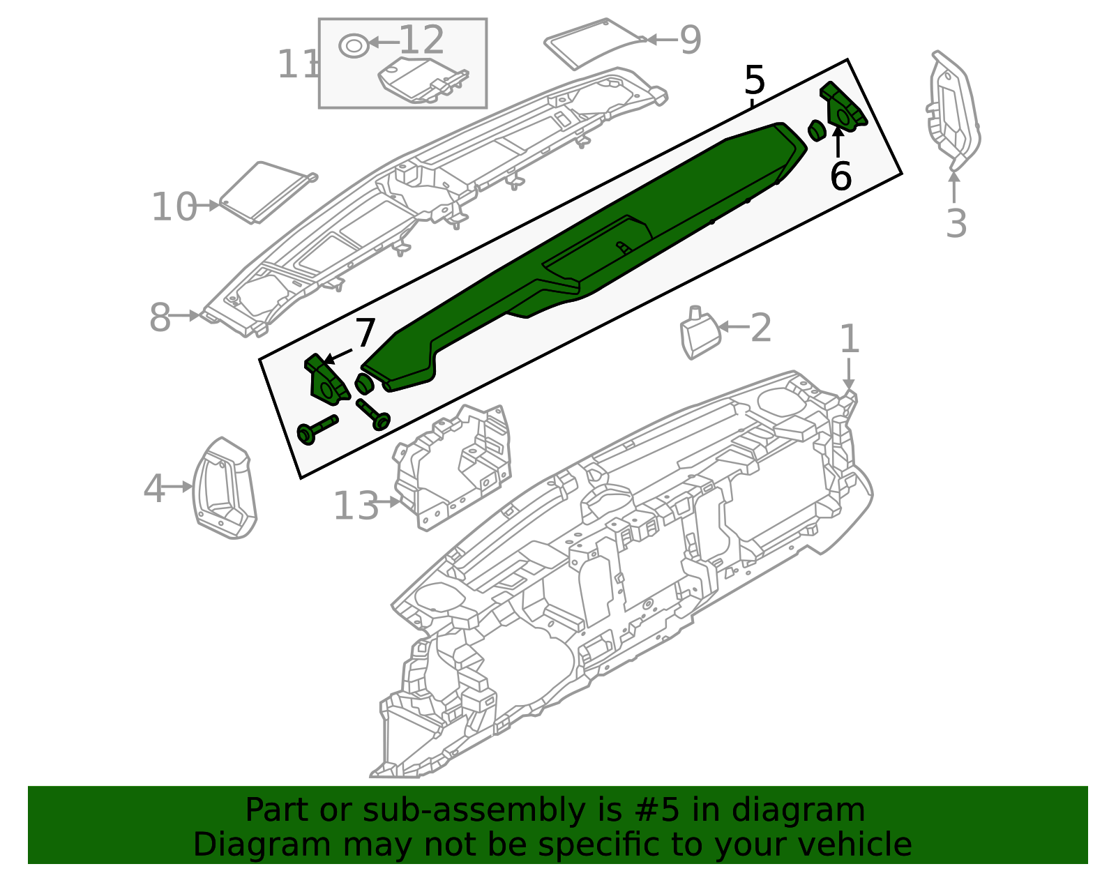 2021-2025 Ford Bronco 2021-2024 Ford Bronco - Front Panel M2DZ-7804338 ...