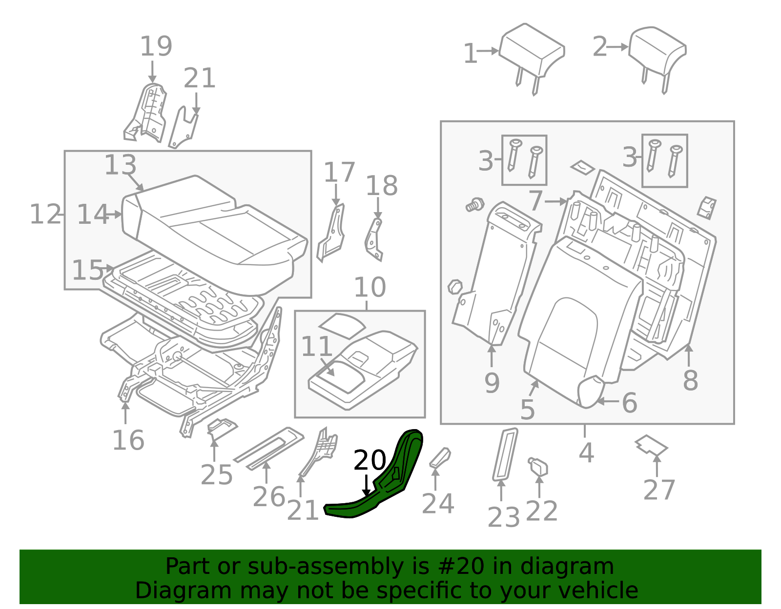 2007-2012 Hyundai Veracruz Outer Cover 89050-3J000-6T | OEM Parts Online