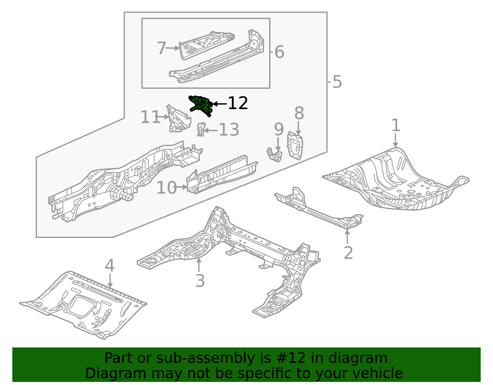 2022-2025 Honda Civic 2022-2025 Honda Civic - Muffler Bracket 04656-T20 ...