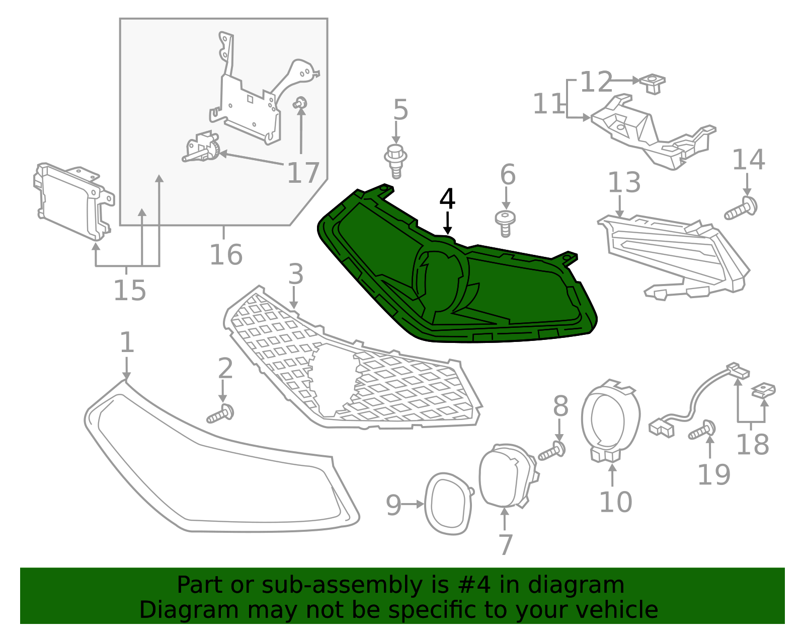 Genuine OEM Acura - Base Part# 71121-TZ3-A11 | Acura Parts For Less