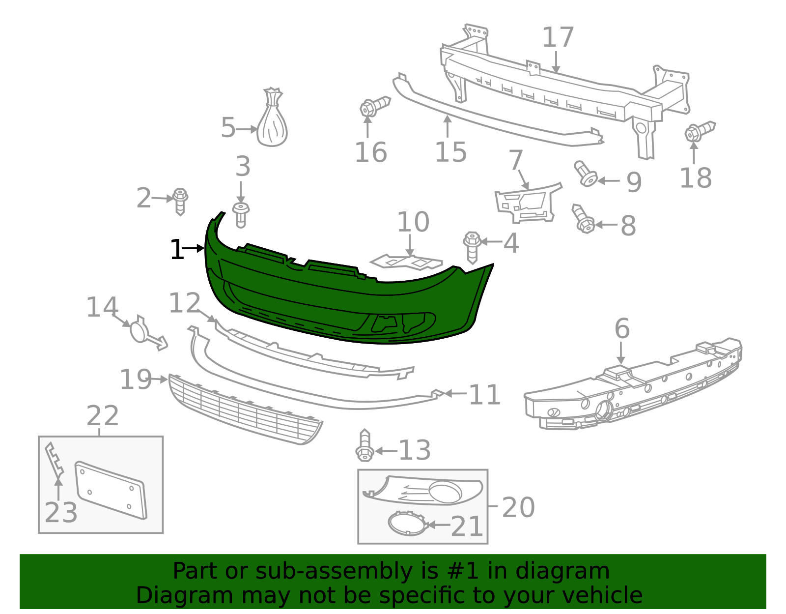 5K0-807-217-CG-GRU - Bumper Cover 2010-2014 Volkswagen Golf | Wolfsburg ...