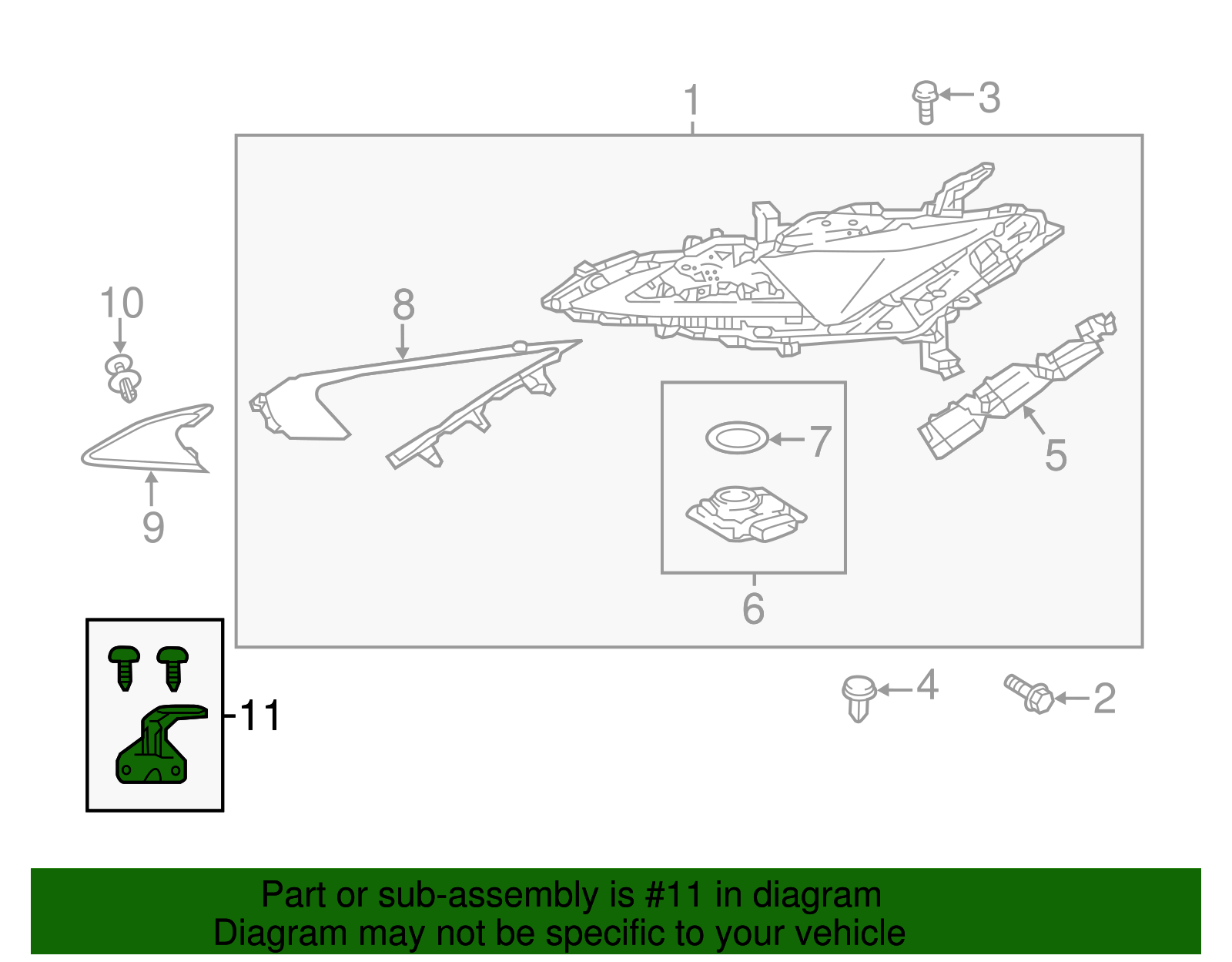 81194-11010 - 2018-2024 Lexus - Repair Bracket | My L Parts