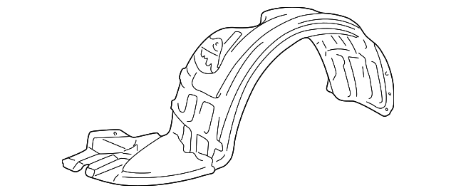 2000-2004 Toyota Avalon Fender Liner - DRIVERS SIDE 53876-AC020 ...