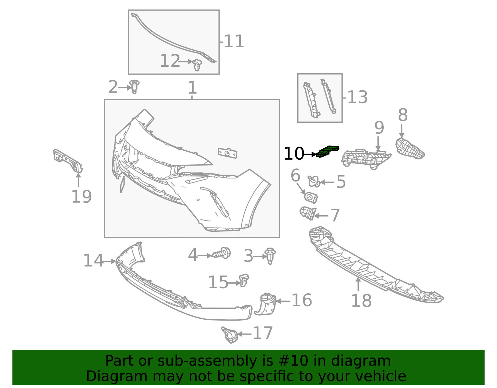 2021-2024 Toyota Venza Extension 52113-48050 | Toyota Parts Center