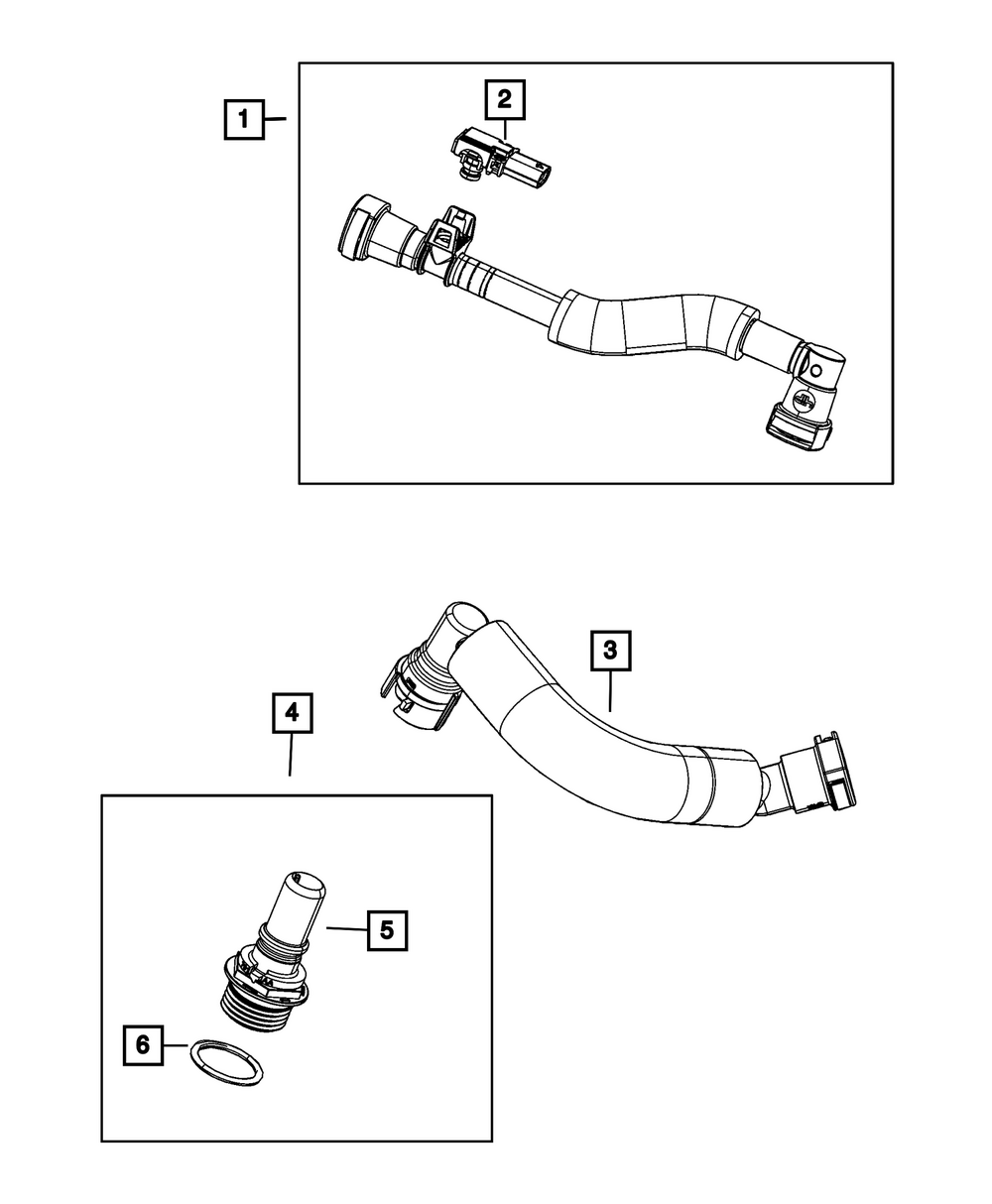 53011328AC - Pcv Hose 2021-2024 Ram 1500 | Mopar Parts Delivered