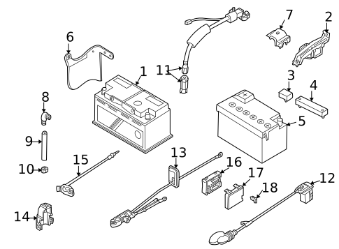Battery for 2021 BMW 430i xDrive | BMWPartsHub
