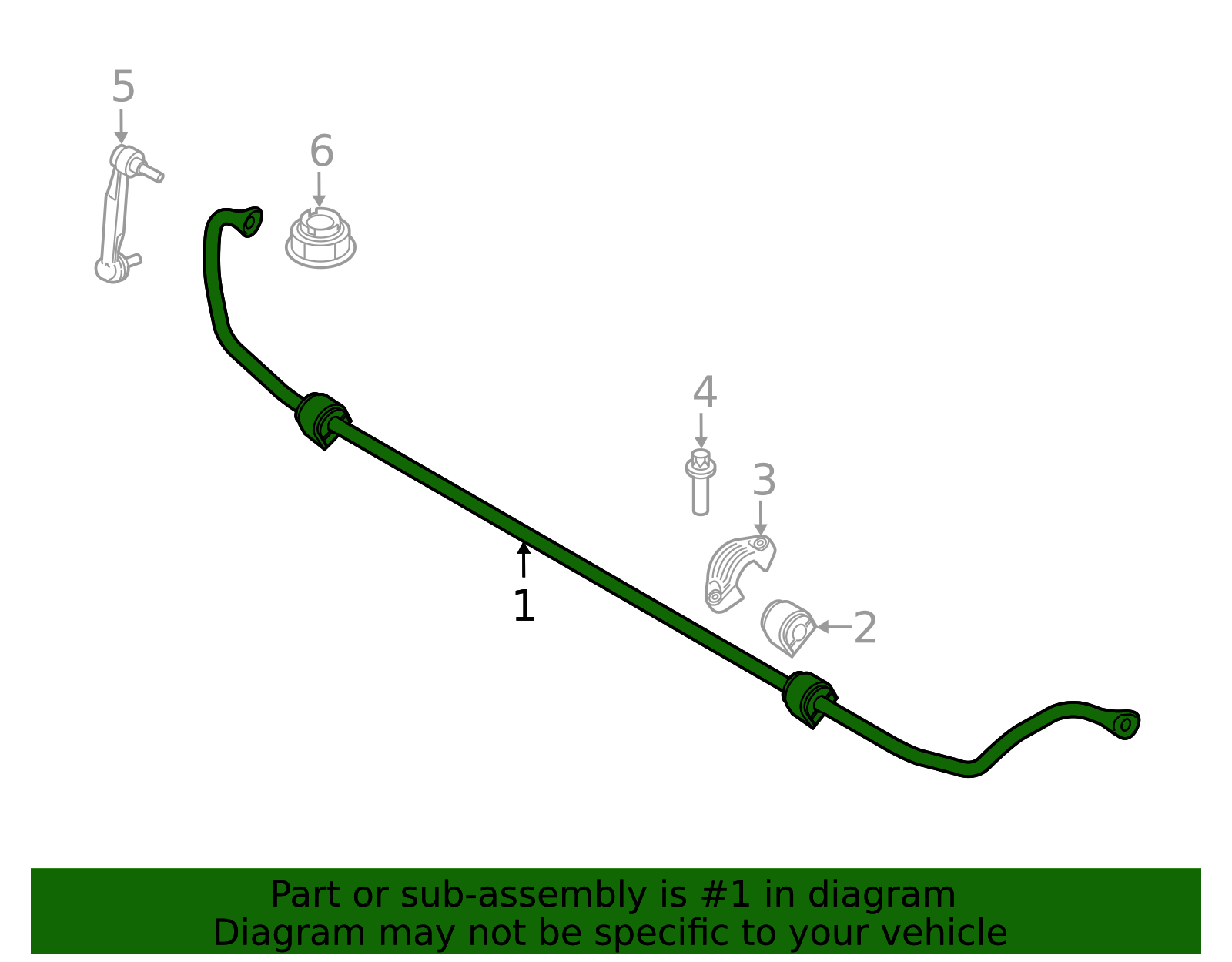 2019-2025 BMW Stabilizer Bar 33-50-5-A4F-1C7 | BMW Parts Online Hub