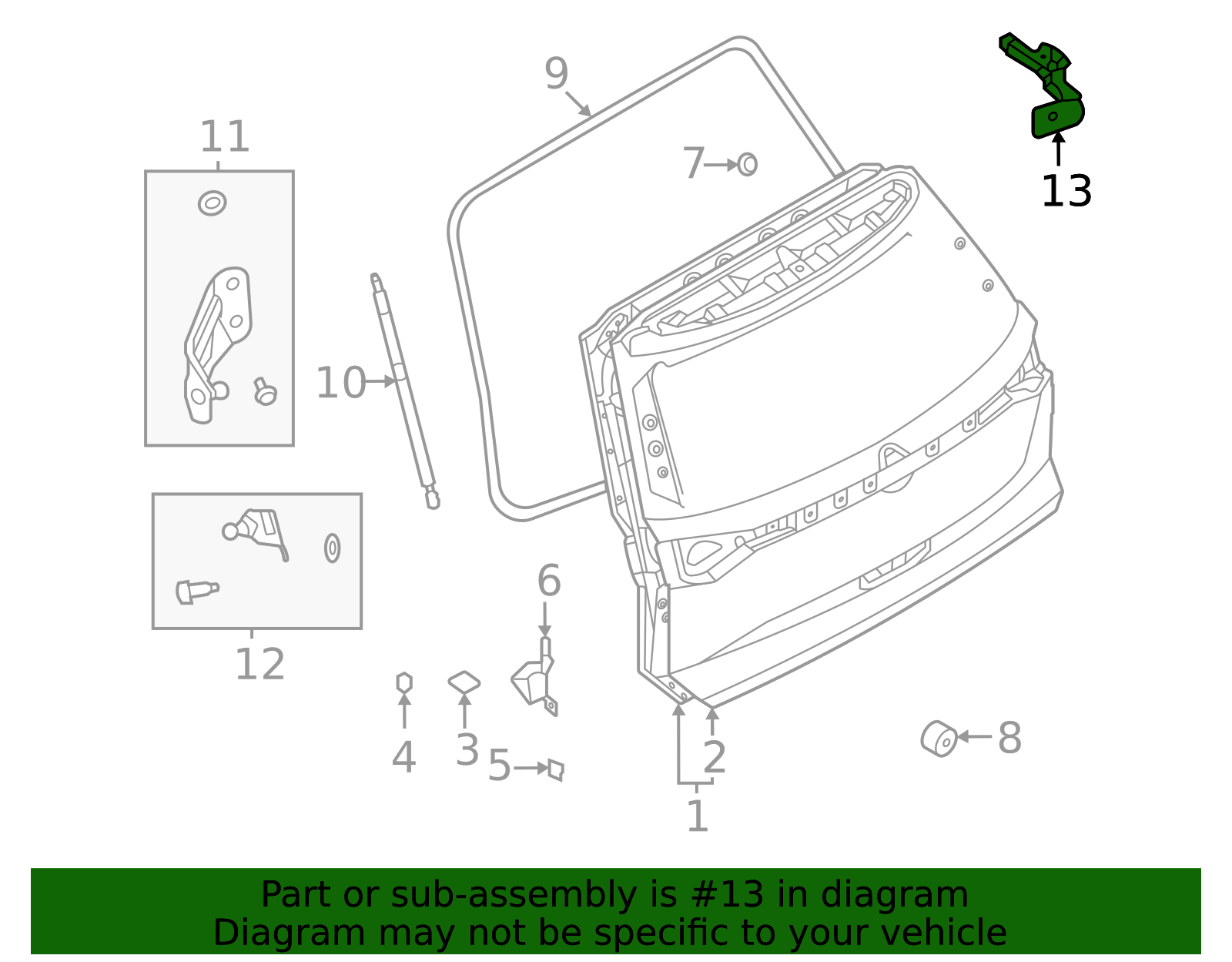 90401-6TA2A - High-Quality Lift-Gate Hinge for AutoNation Parts