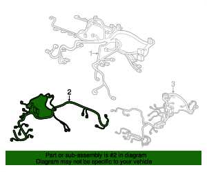 32100-T7S-A70 - Wire Harness R Cabin (Include Rear Washer Tube) - 2019 ...