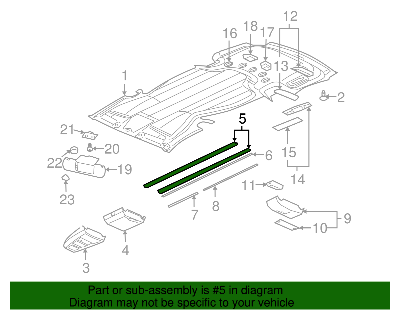 1997-2008 GM Inner Rail 10237378 | Shop Matick Buick GMC