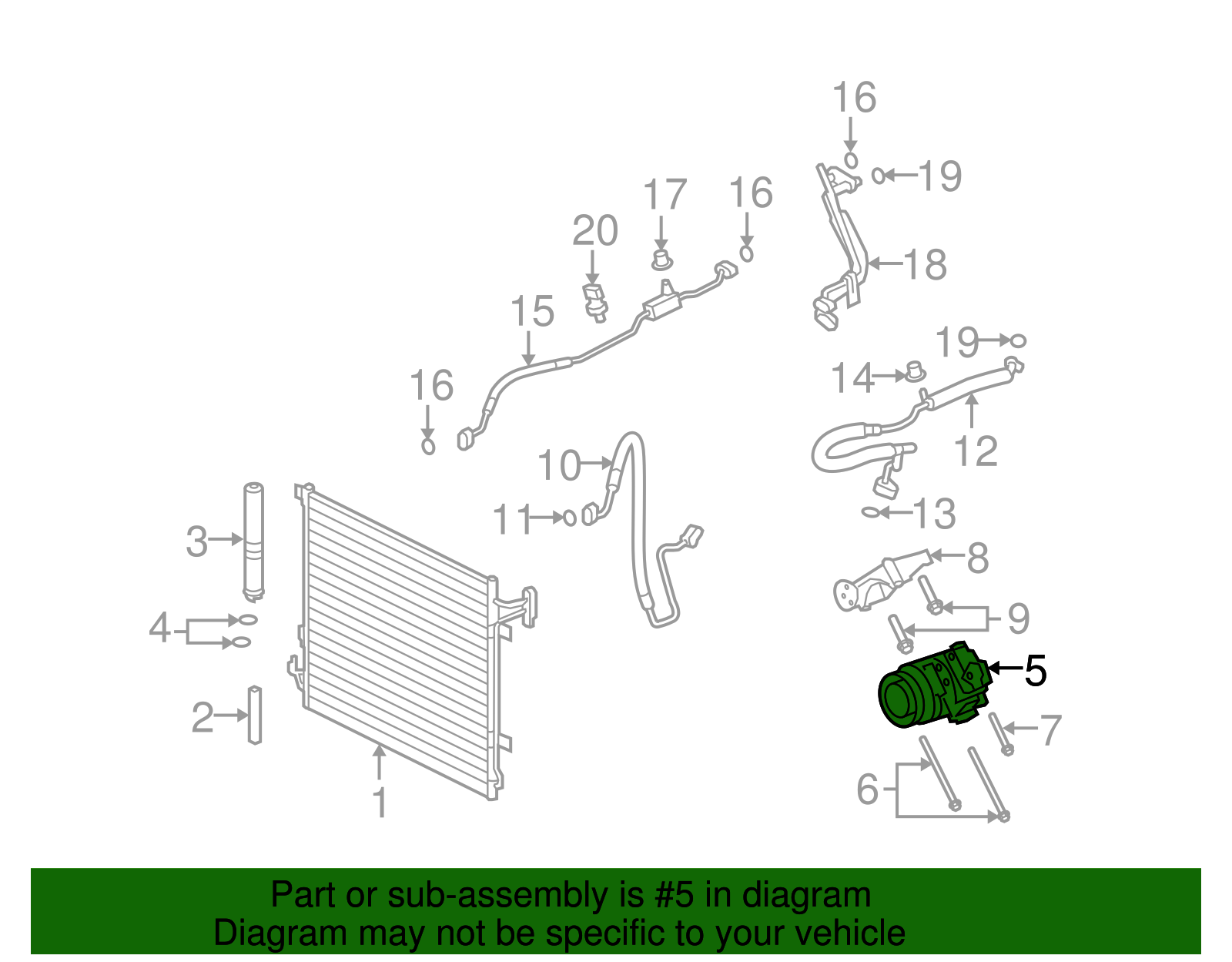 2010-2013 Land Rover Compressor Assembly LR056364 | OEM Parts Online
