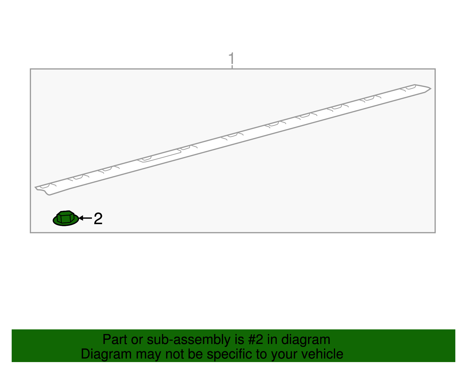 76924-12030 - Rocker Molding Retainer - 2012-2019 Toyota | OEM Genuine ...