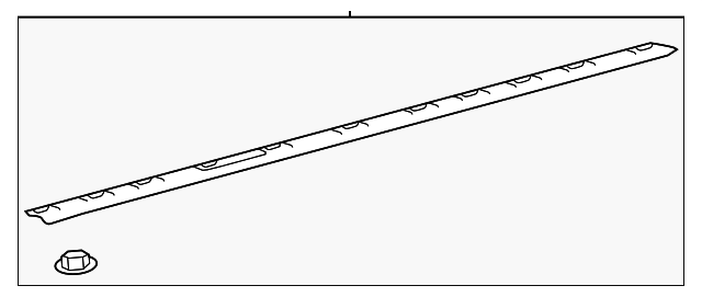 2014-2019 Toyota Corolla Rocker Molding 75852-02150 | Toyota Parts Center