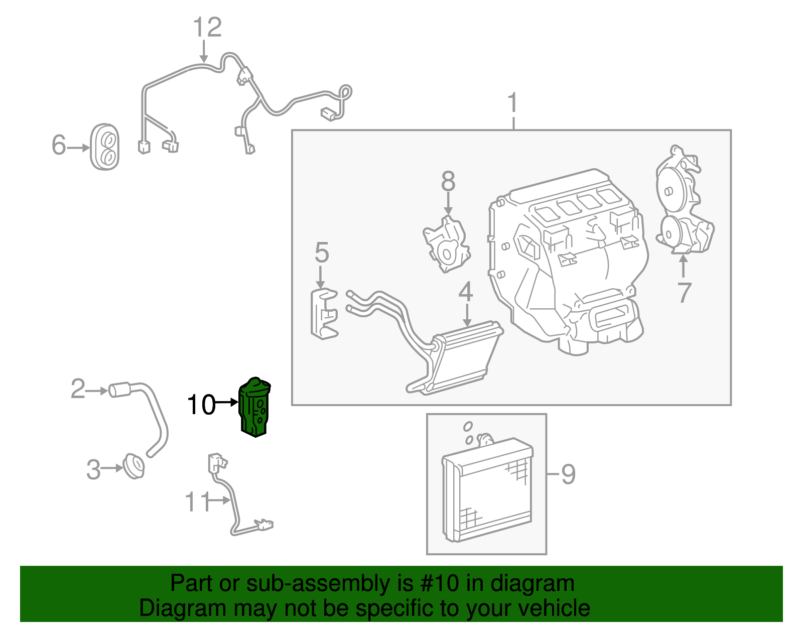 2005-2013 Toyota Expansion Valve 88515-07030 | OEM Parts Online