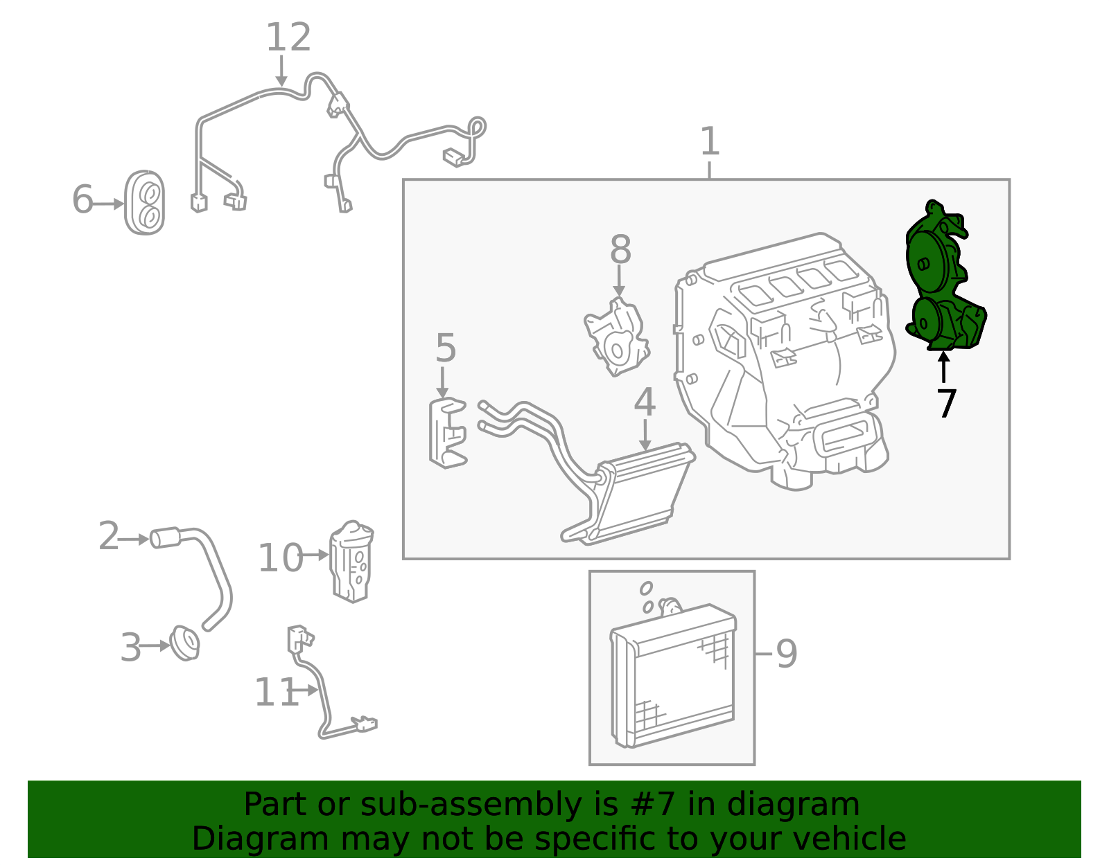 87106-06250 - HVAC Defrost Mode Door Actuator - 2008-2012 Toyota | OEM ...