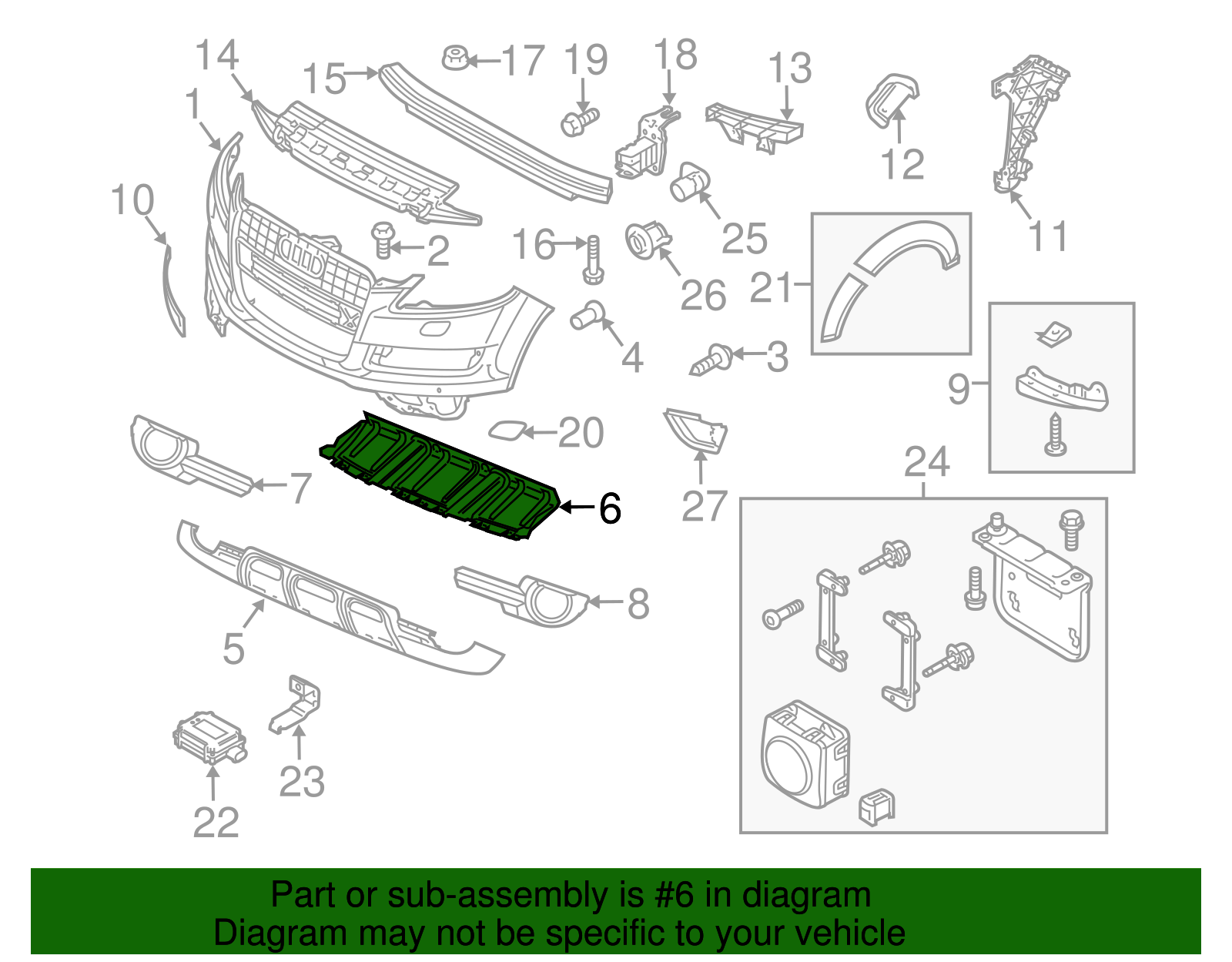 4L0-071-710-A - Lower Shield 2010-2015 Audi Q7 | Audi OEM Parts Guy