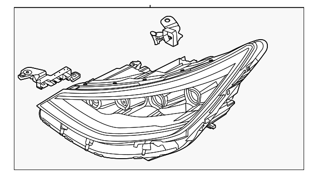 92101-L5200 - Headlamp Assembly - 2020 2021 Hyundai Sonata | Joseph ...