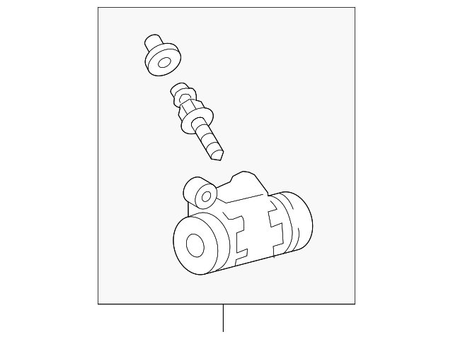 2008-2019 Toyota Wheel Cylinder 47550-28060 | Toyota Parts Center