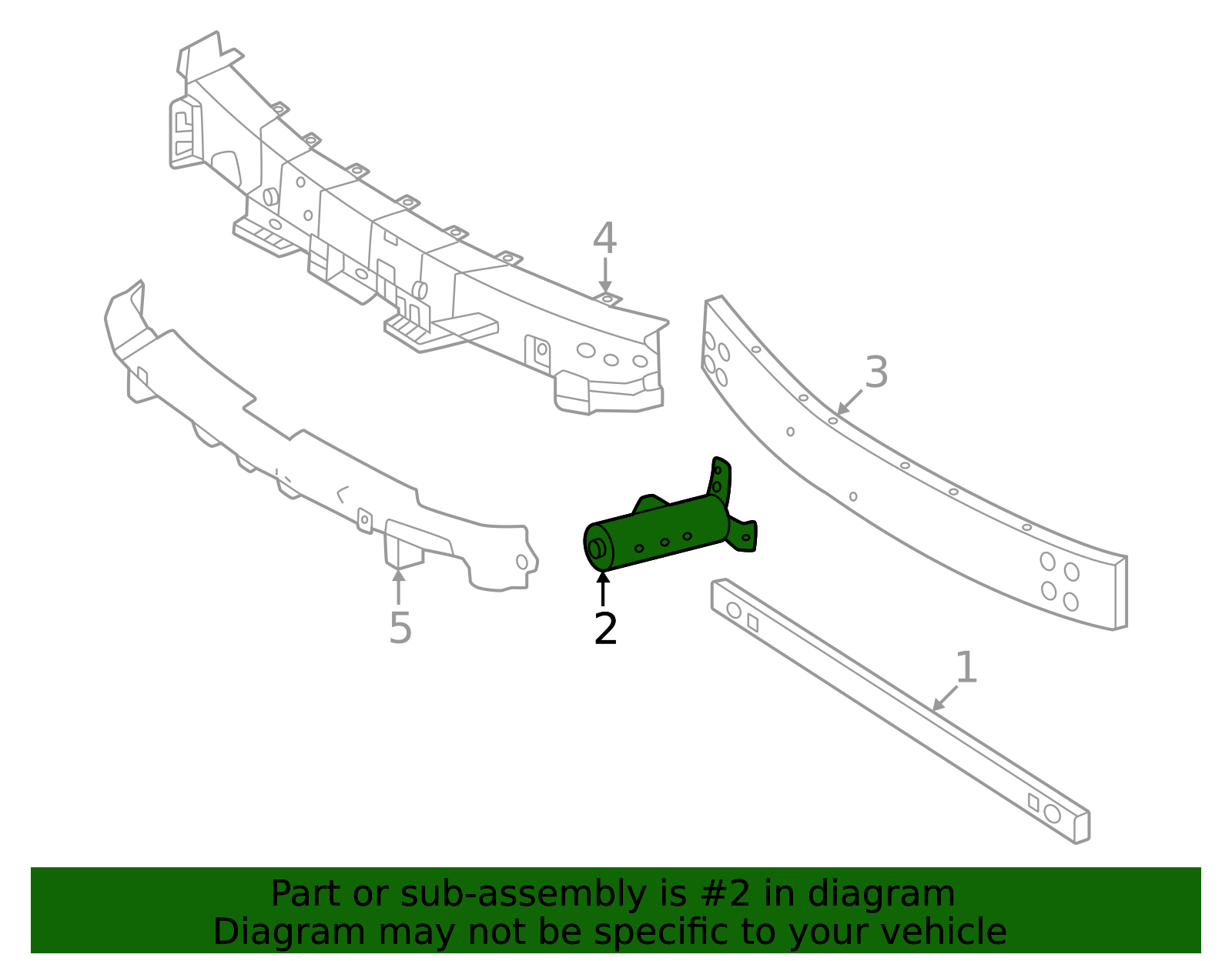 2023-2025 Toyota Crown Extension Assembly 52102-30040 | Toyota Parts Center