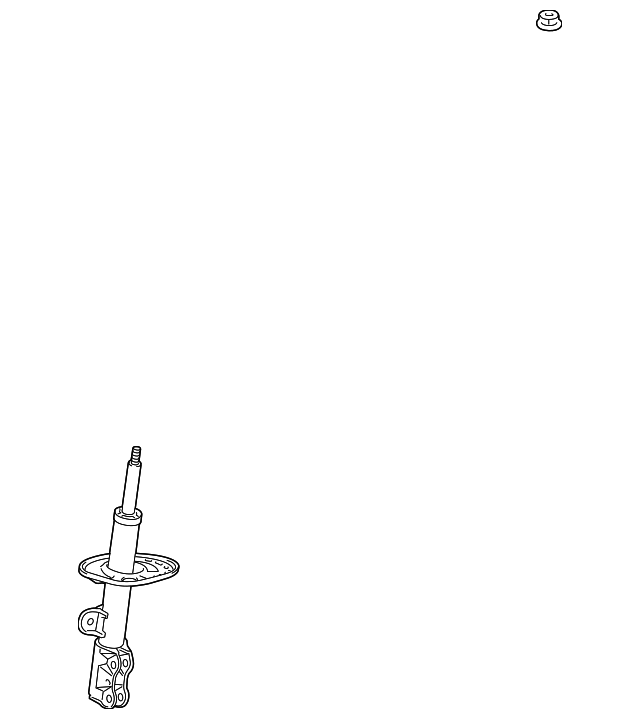 48510-79075 - Suspension Strut For 2010-2012 Lexus HS250h | Lexus OE Parts