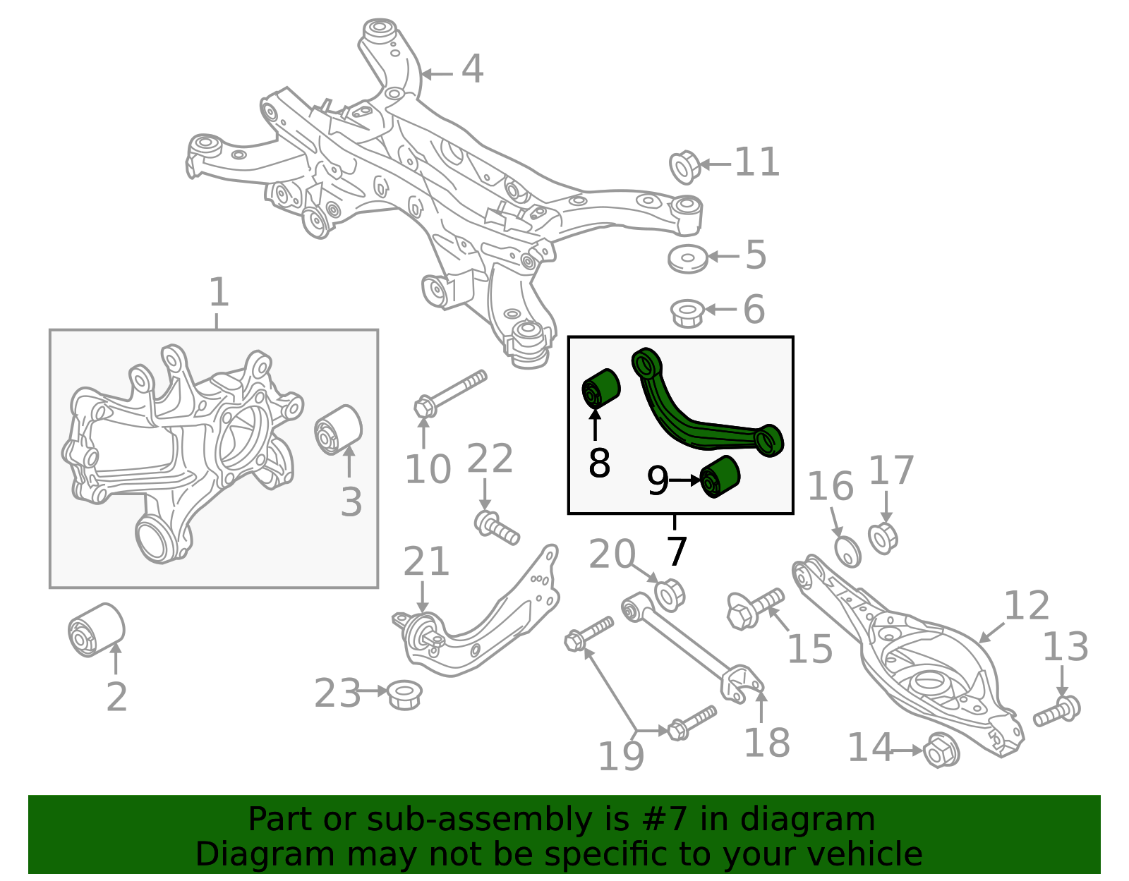 KB7W-28-C10 - Upper Control Arm 2013-2025 Mazda CX-5 | Mazda Parts.US