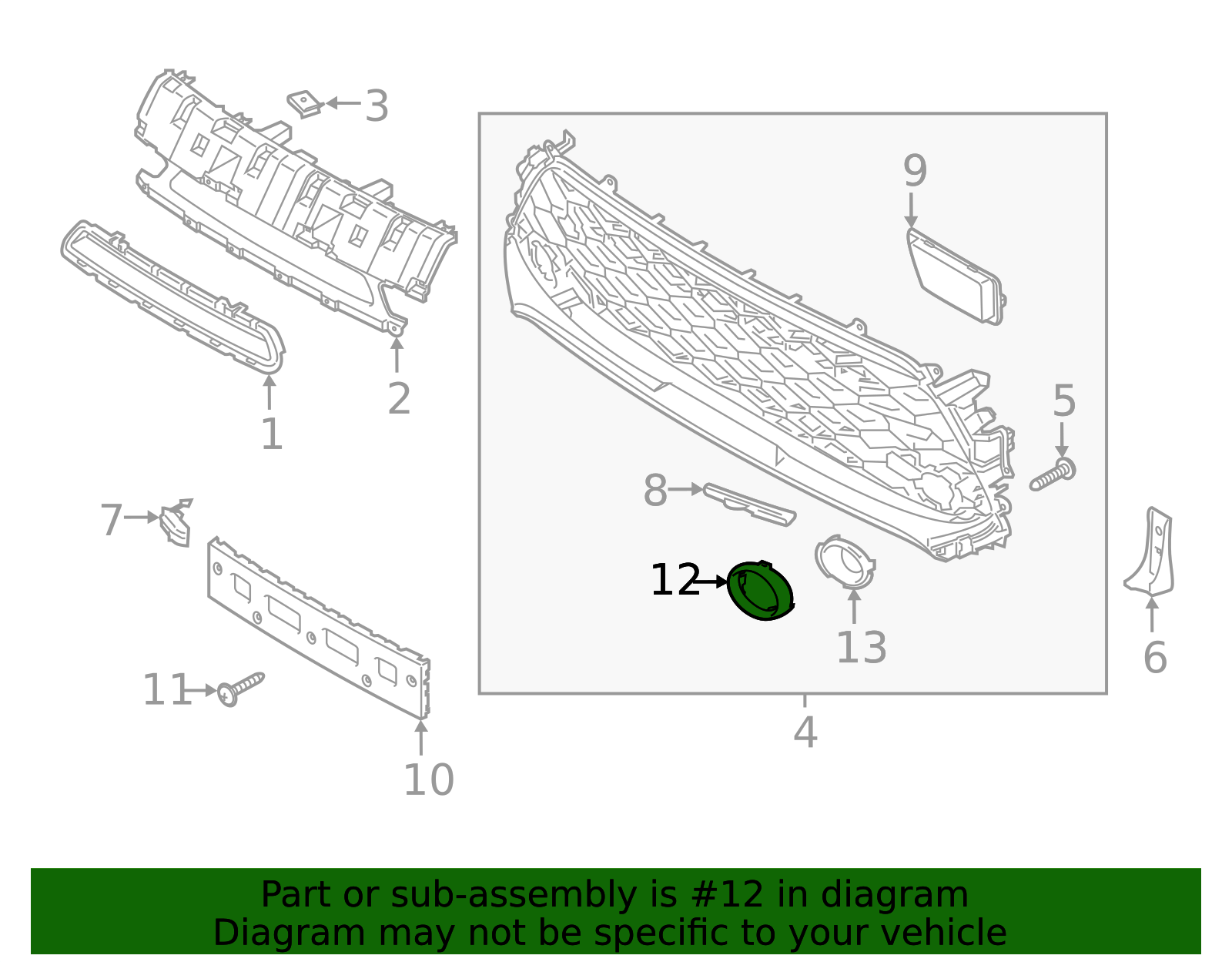 86563-K0500 - Trim Ring 2020-2022 Kia Soul | Kia.Parts Store