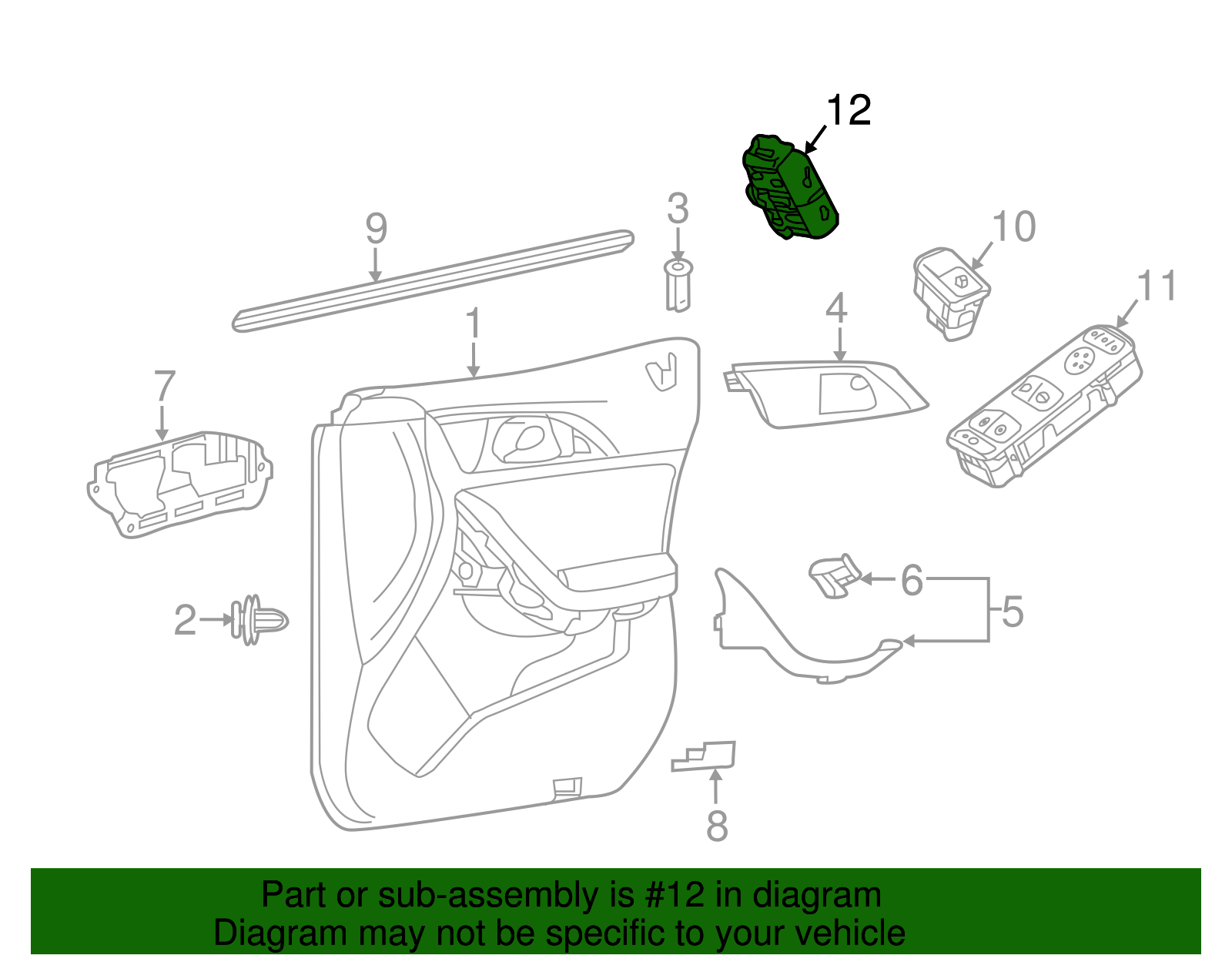 25210-5DA1A - Lock Switch 2017-2018 Infiniti QX30 | Infiniti of Orland Park