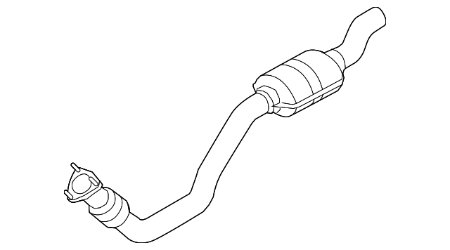 2012-2017 Audi Muffler & Pipe 4G0-254-300-P | Audi USA Parts